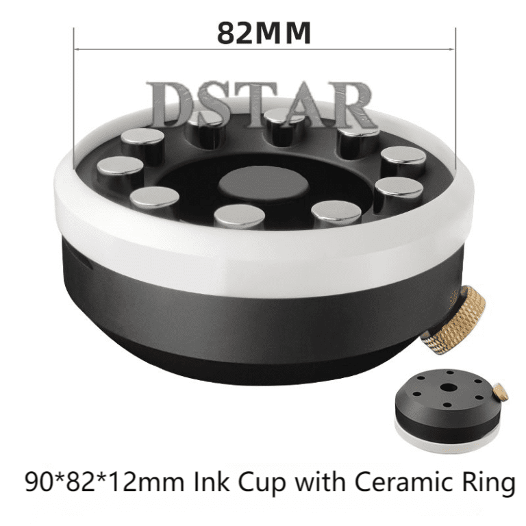 Internal Diameter 82mm Sealed Ink Cup for Tampo Printing Machine Pad ...